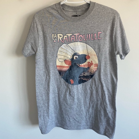 Disney | Shirts | Disney Pixar Ratatouille Remy Chef Hat Portrait ...